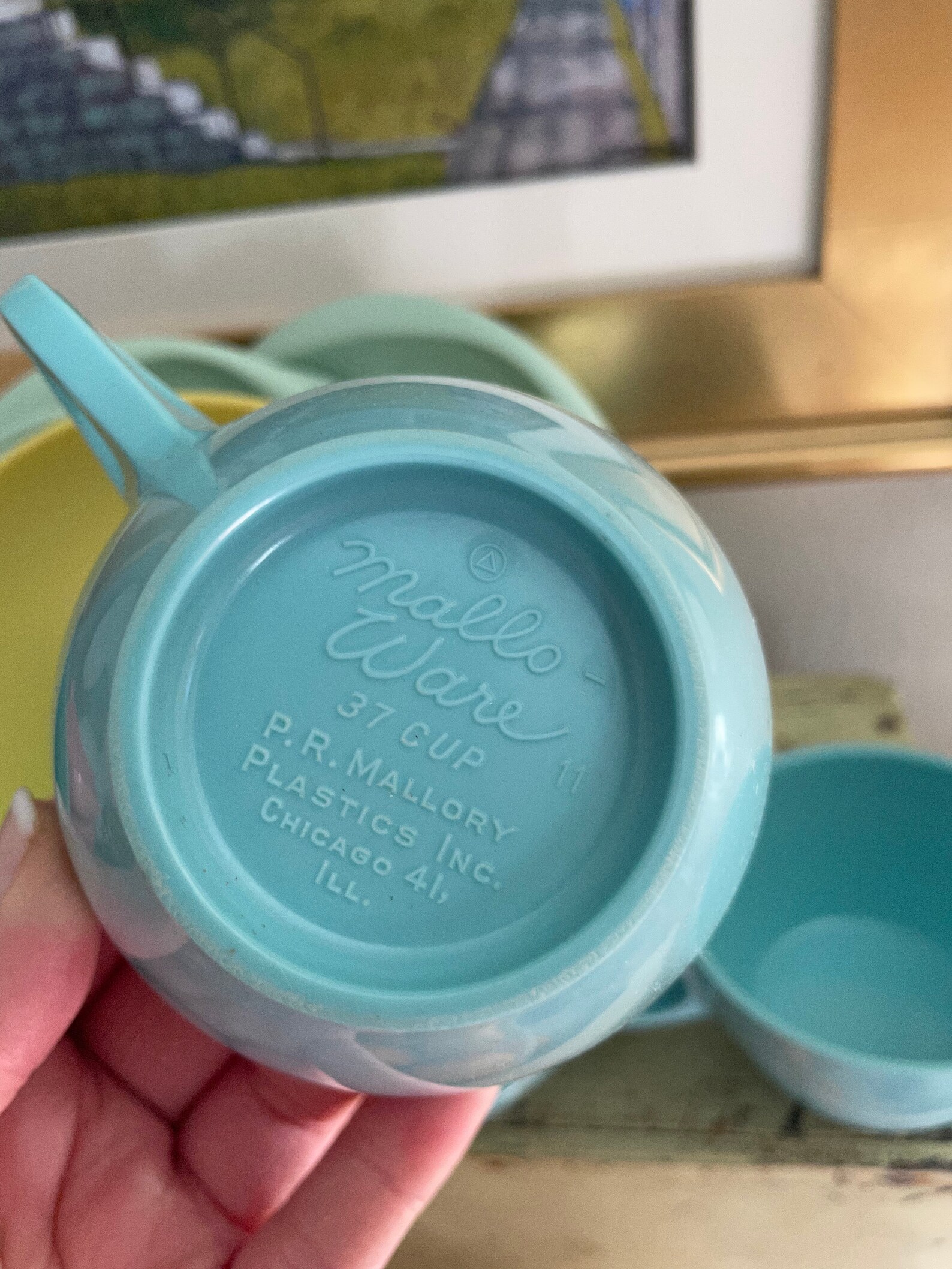 1950s Pastel Melamine Lot-boontonware Malloware Marceau | Etsy