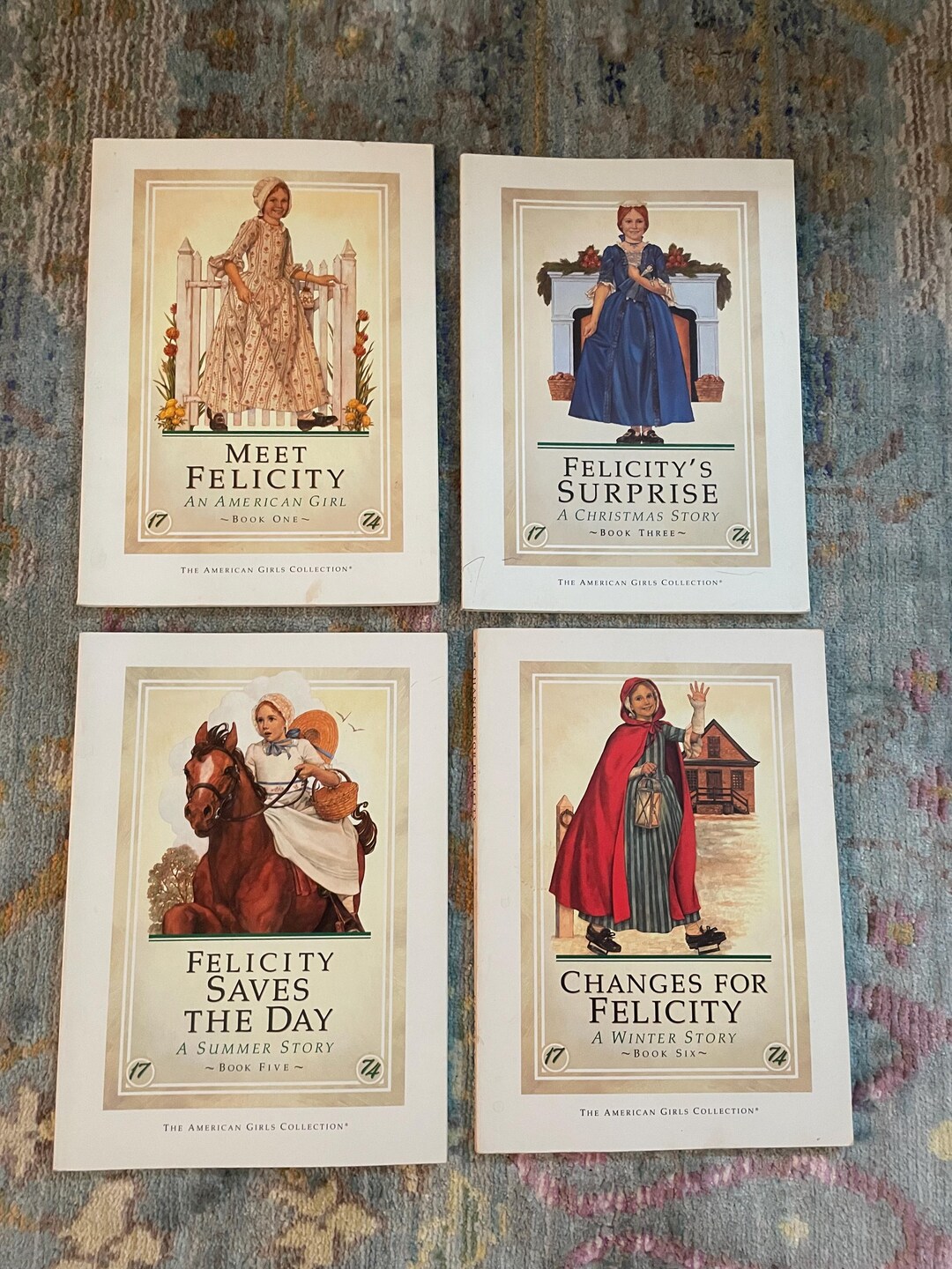 American Girl Library-felicity Merriman Paperbacks Lot 1,3,5,6 - Etsy