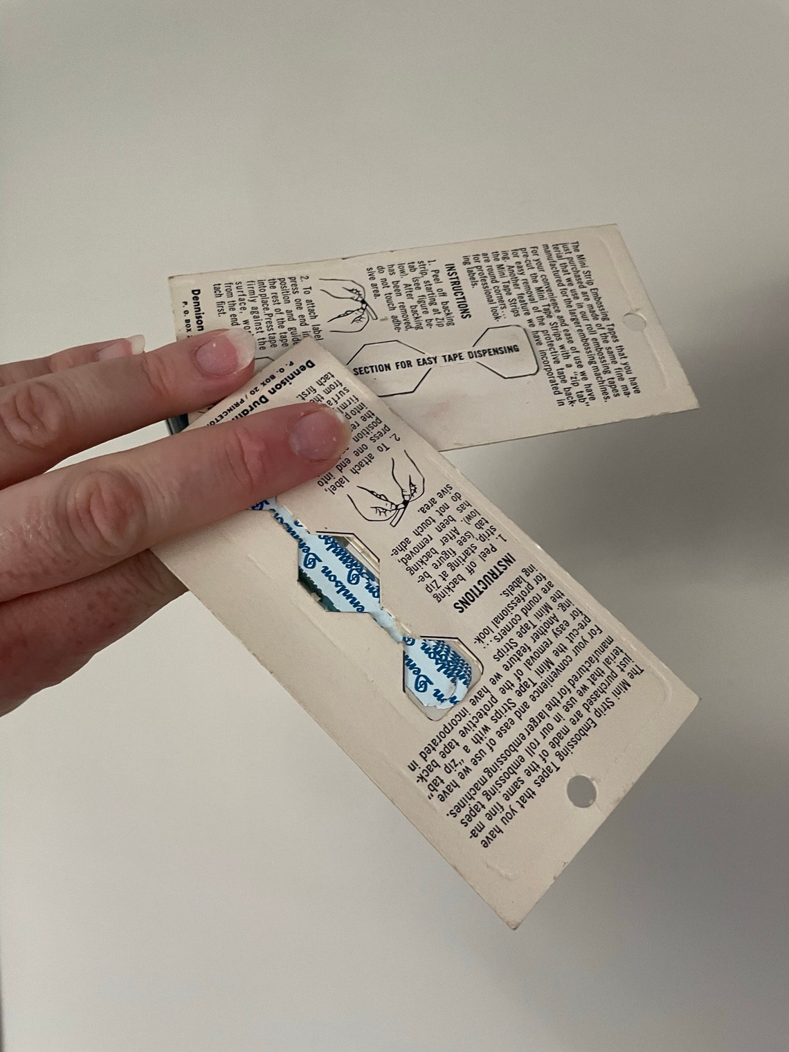 Vintage 1970s Dennison Mini Label Mate Label Maker and Labels - Etsy
