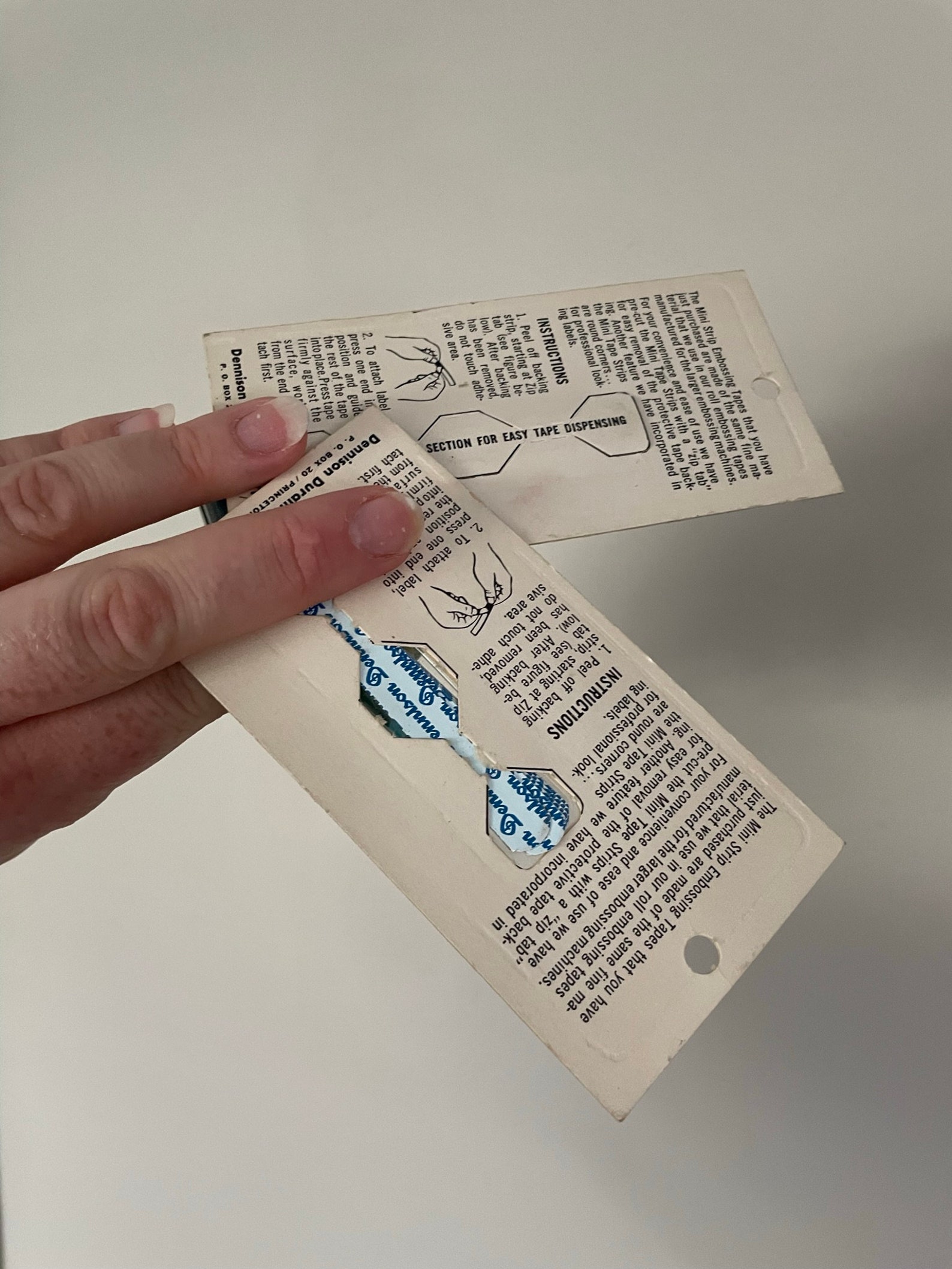 Vintage 1970s Dennison Mini Label Mate Label Maker and Labels - Etsy