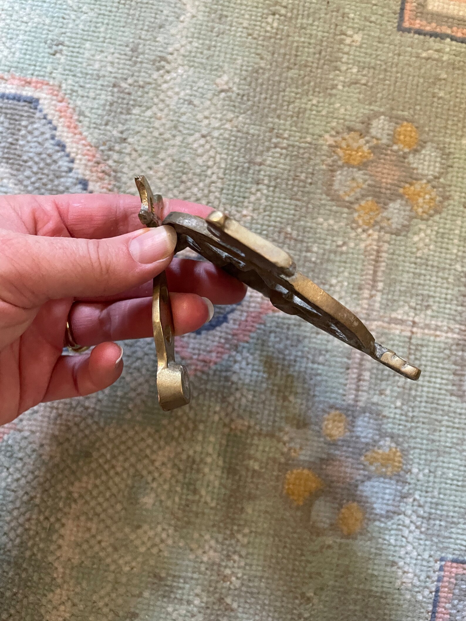 Vintage Brass Compass Door Knocker - Etsy