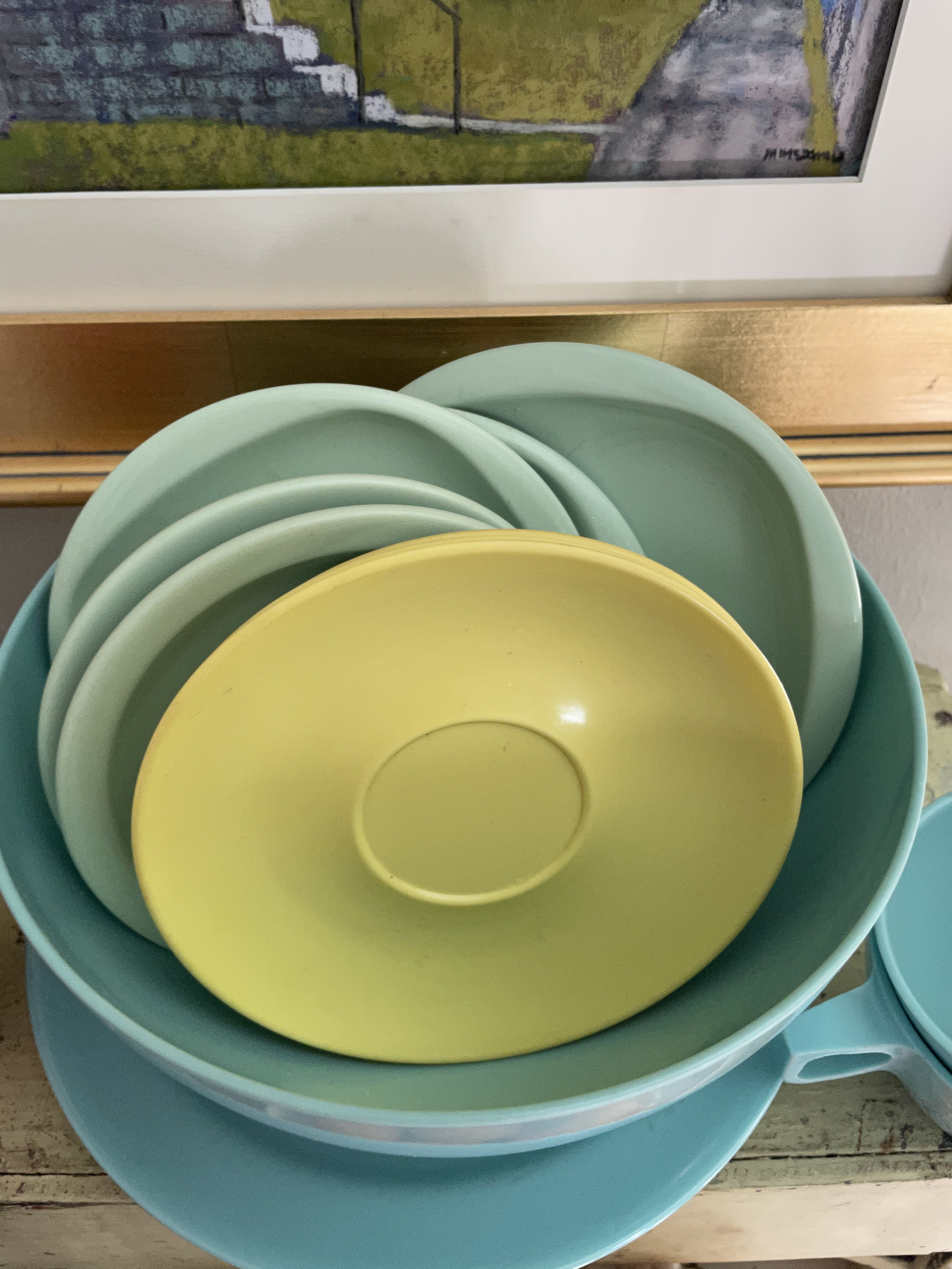 1950s Pastel Melamine Lot-boontonware Malloware Marceau | Etsy