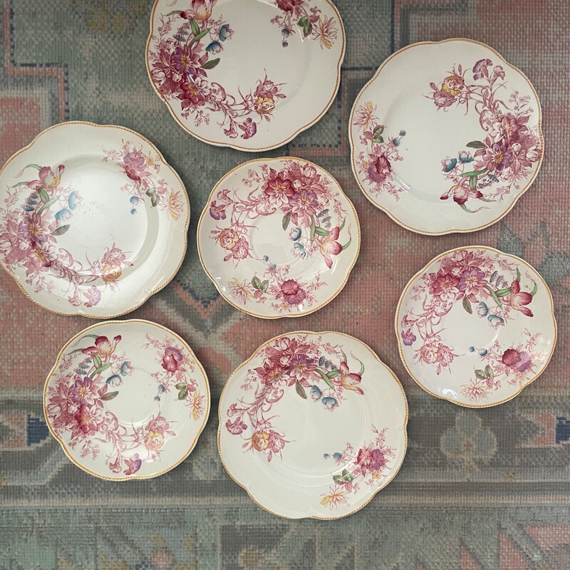 Pink Dishes - Etsy