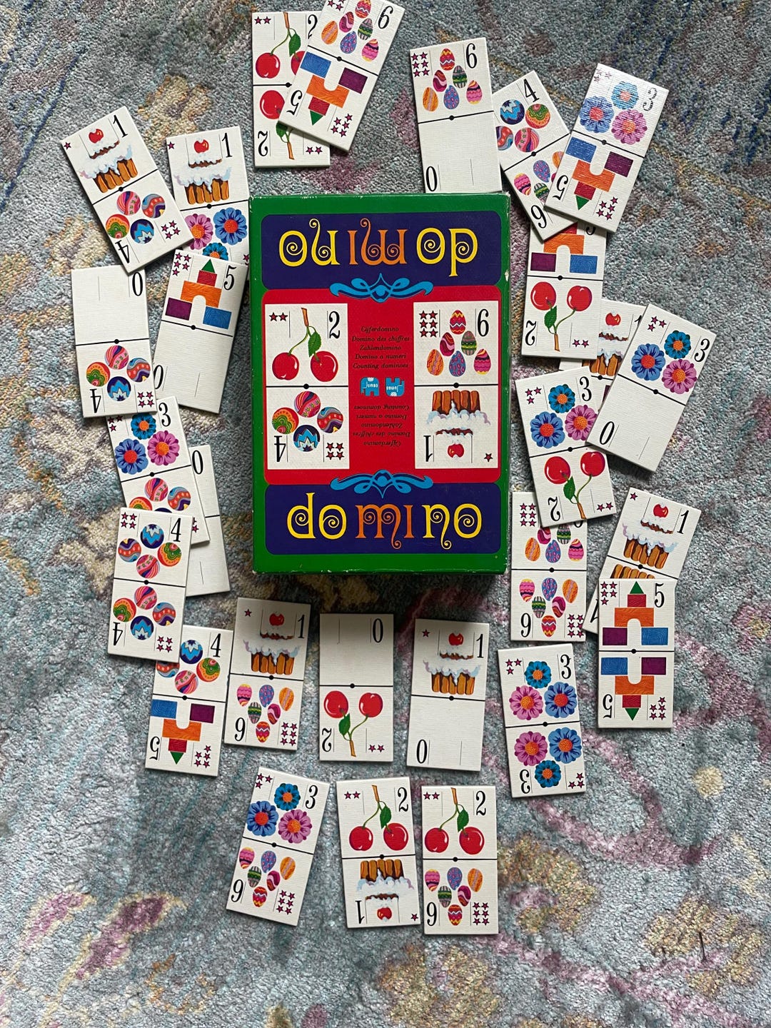 Vintage Mid Century German Domino Game - Etsy