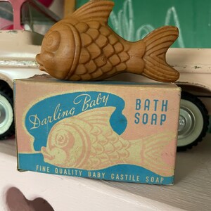 Vintage Darling Baby Bath Soap-fish - Etsy