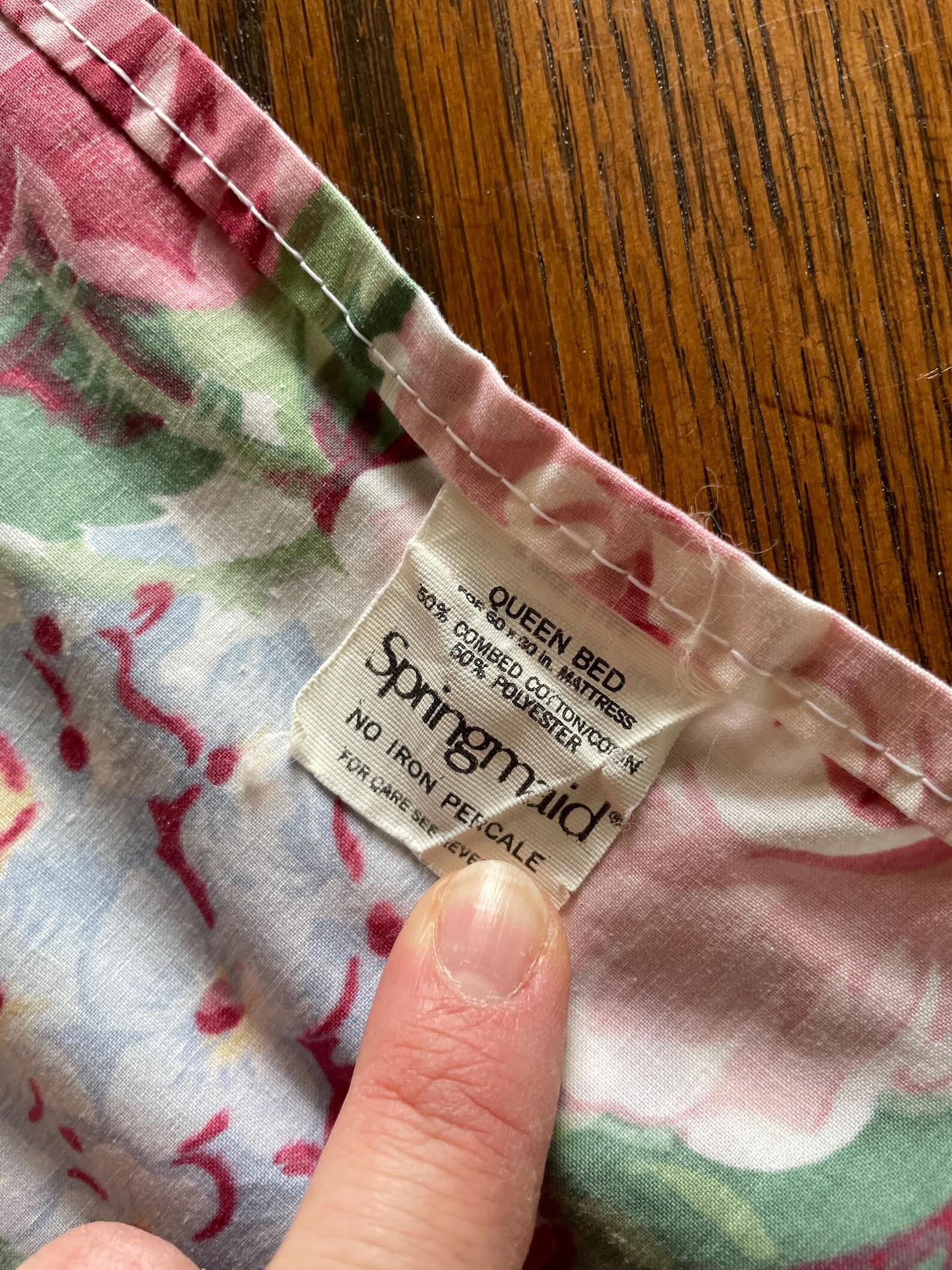 Vintage Springmaid Floral Sheet-queen - Etsy