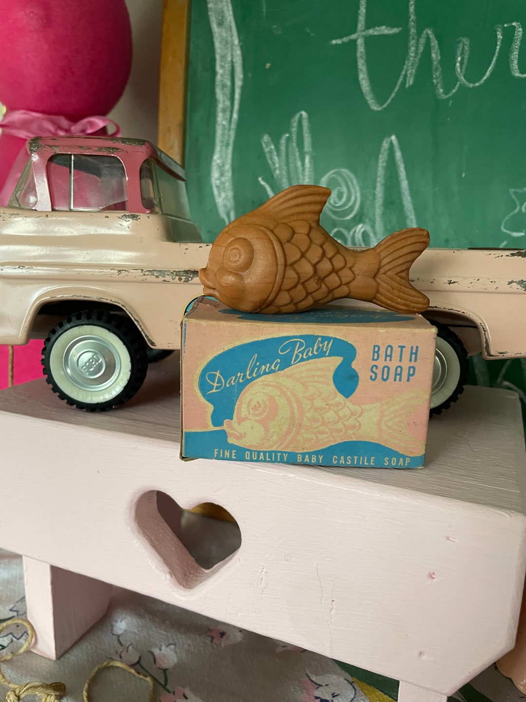 Vintage Darling Baby Bath Soap-fish - Etsy