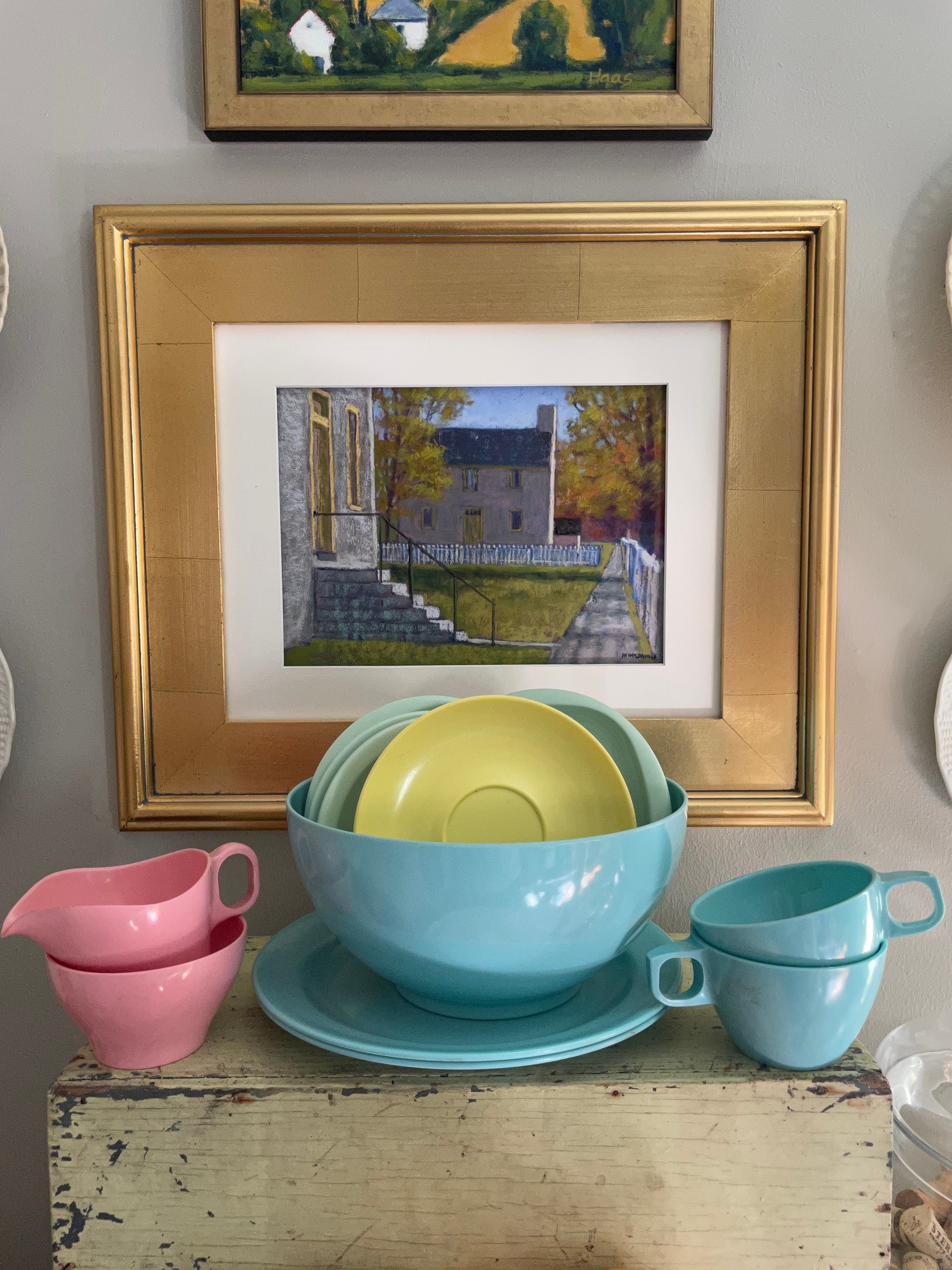 1950s Pastel Melamine Lot-boontonware Malloware Marceau | Etsy