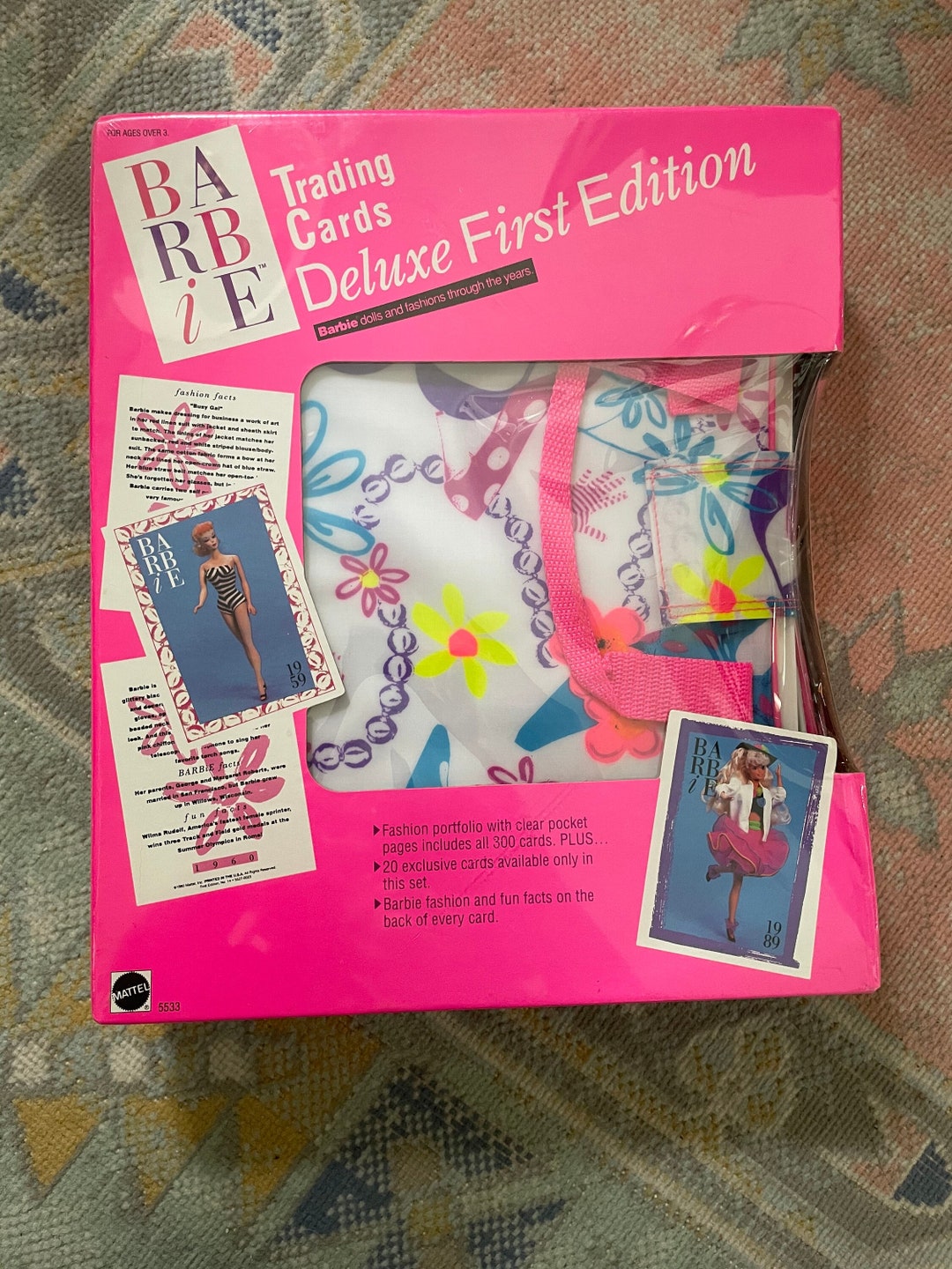 Vintage 1990 Barbie Trade Cards Binder-nos - Etsy