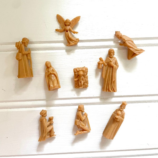Plastic Nativity - Etsy