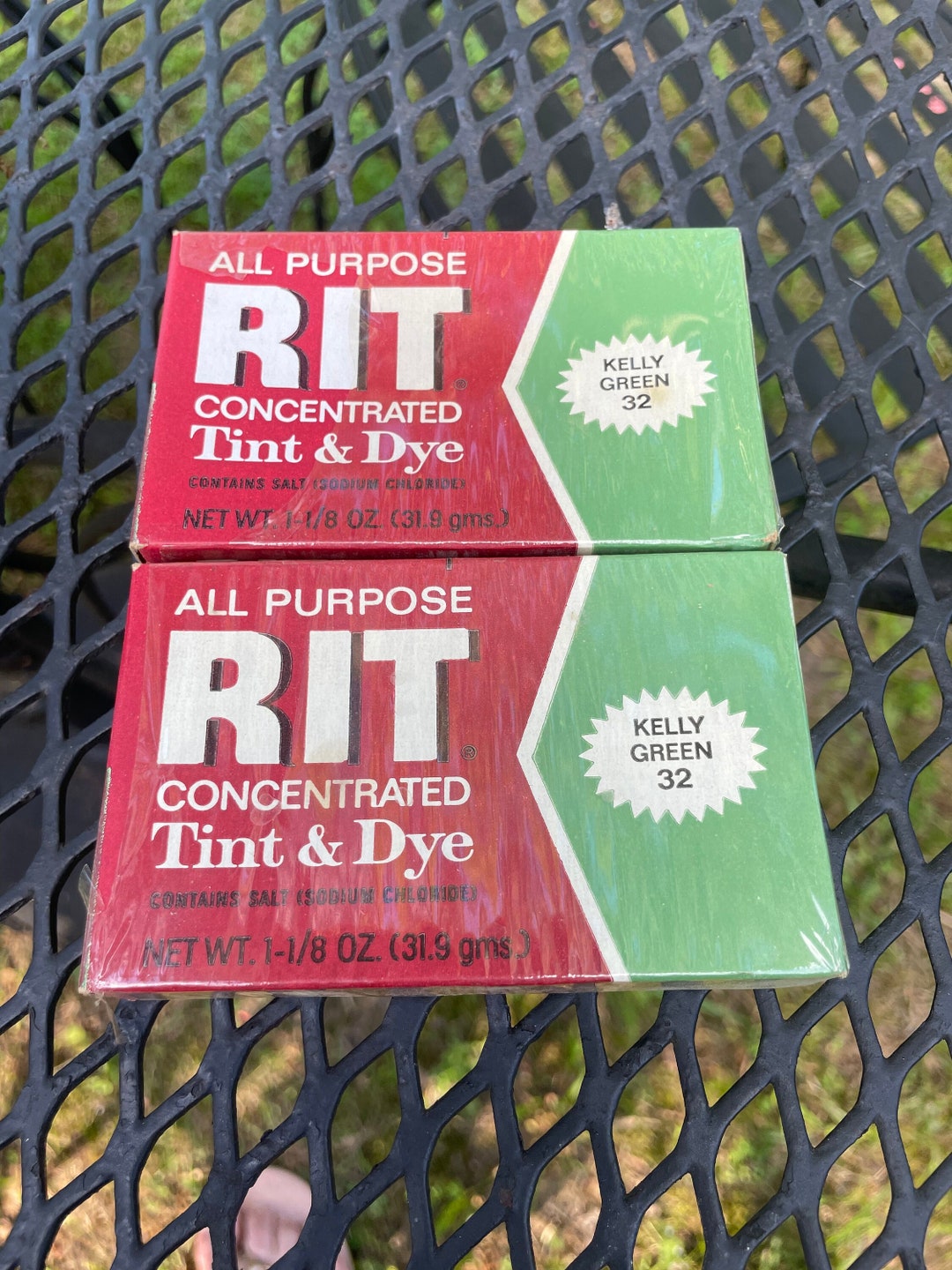 1960s Rit Kelly Green Dye-nos Two Boxes - Etsy