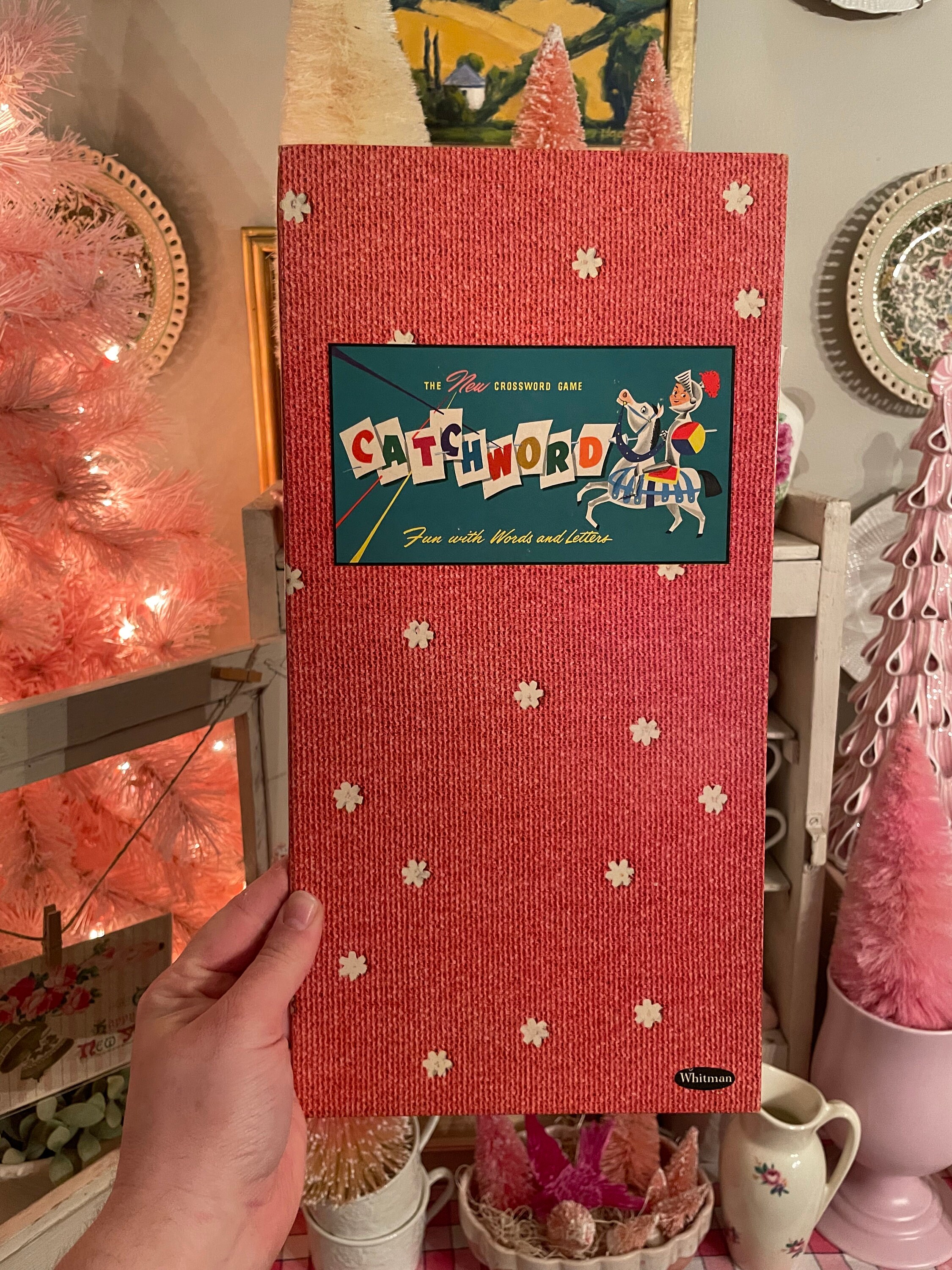 Vintage 1950s Catchword Board Game - Etsy