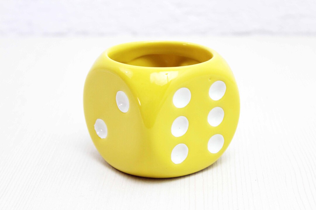 Vintage Ceramic Dice 1980 - Etsy