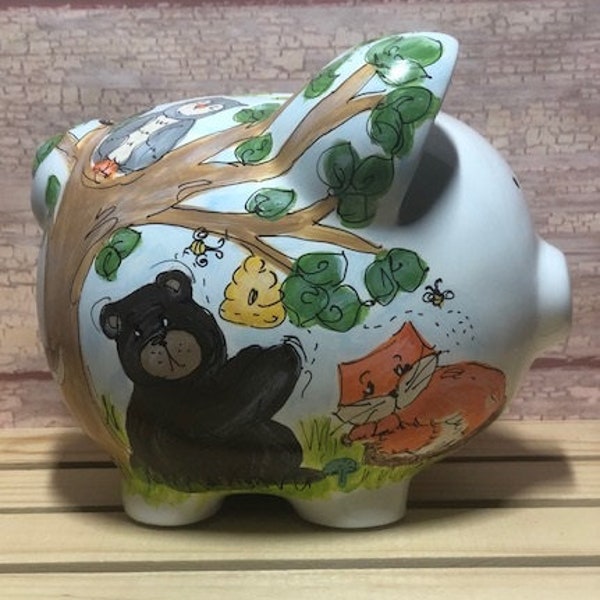 Handmade Piggy Bank - Etsy