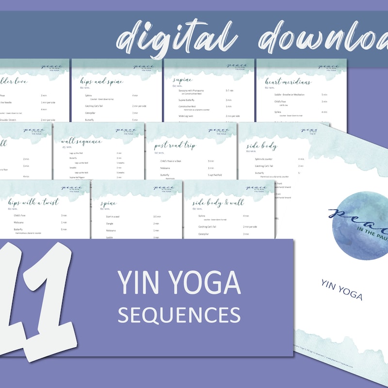 Yoga Class Plan - Etsy
