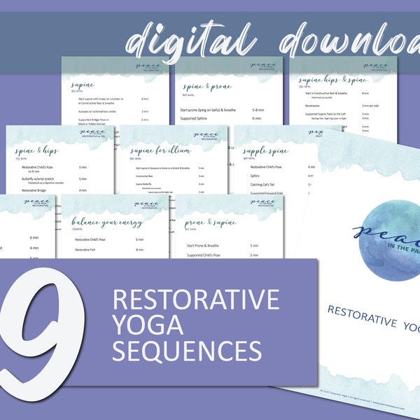 Yoga Printable - Etsy