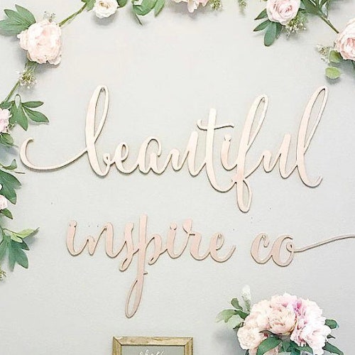 Custom 3D Logo Sign Custom Word Cutouts Wooden Letters - Etsy