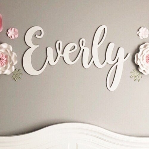 Nursery Name Sign Wood Name Cutout Wood Name Wood Name - Etsy
