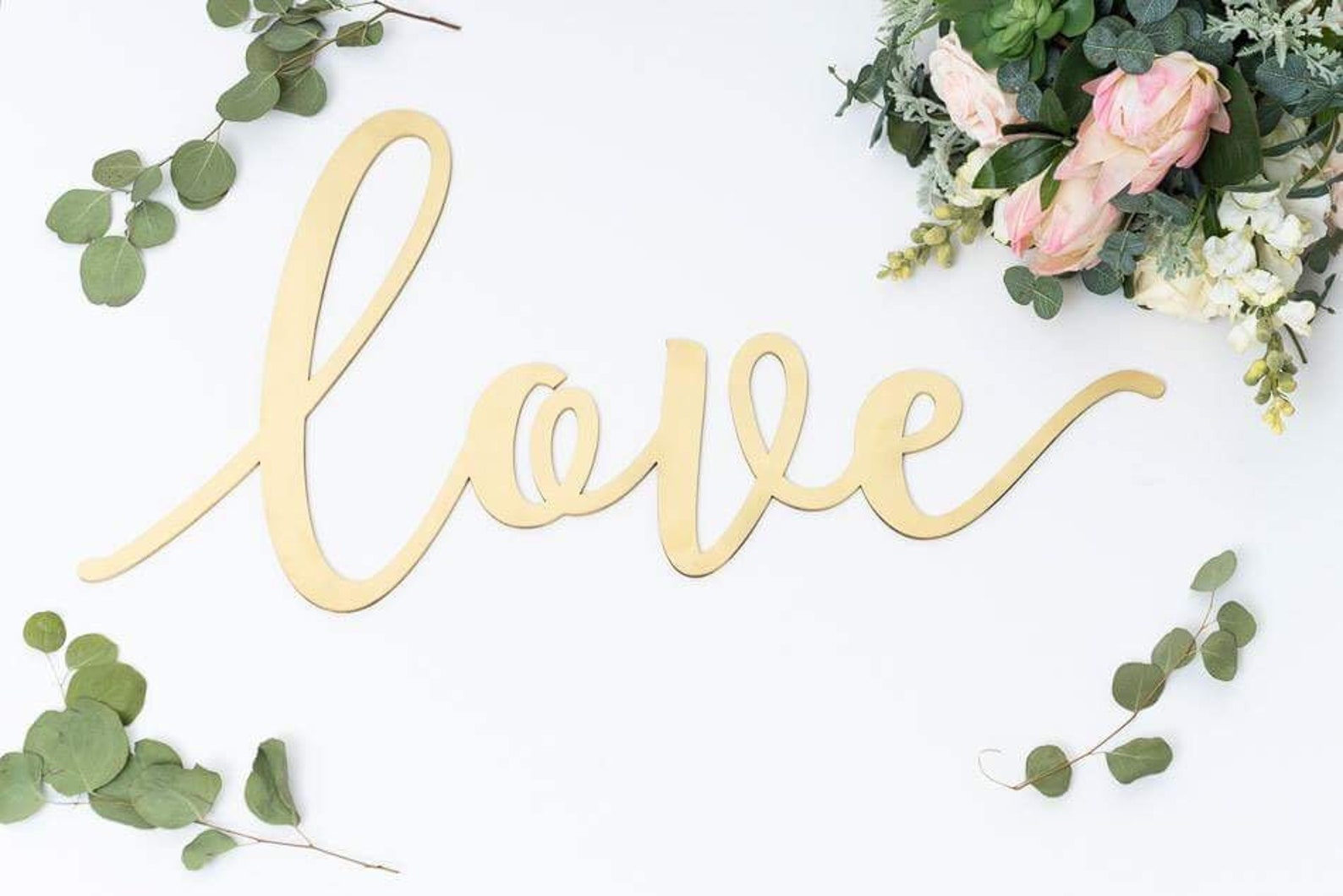 Custom Word Cutout Sign Love Word Sign Wedding Decor - Etsy