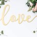 Custom Word Cutout Sign Love Word Sign Wedding Decor Laser Cut Sign ...