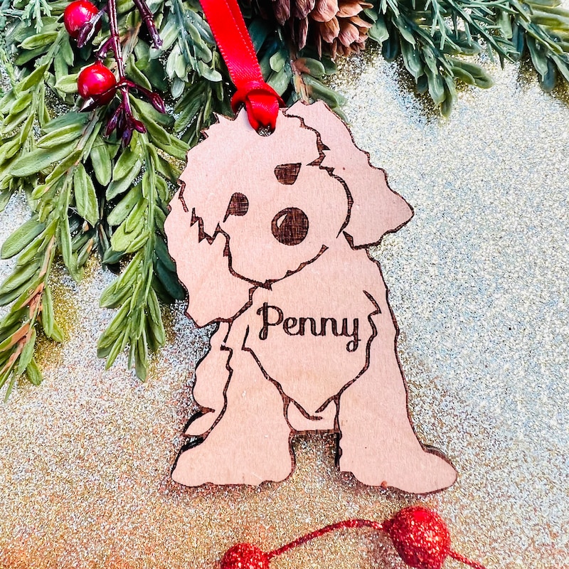 Red Cavapoo Ornaments - Etsy