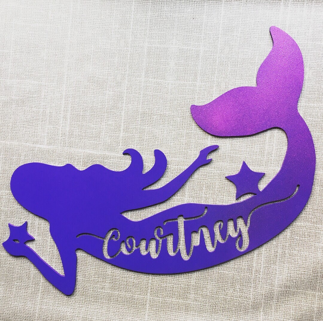 Personalized Mermaid Cutout - Mermaid Birthday Party Photo Prop ...