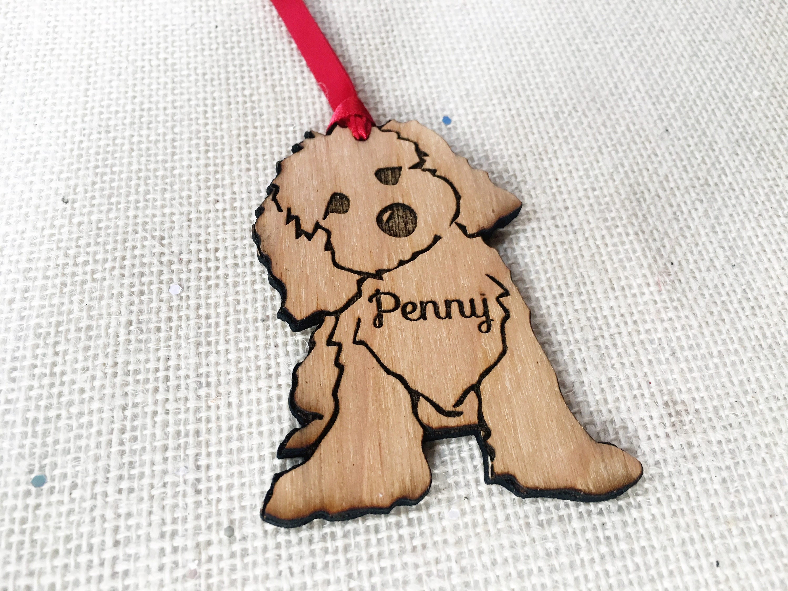 Cavapoo Mini Goldendoodle Labradoodle Christmas Ornament - Etsy