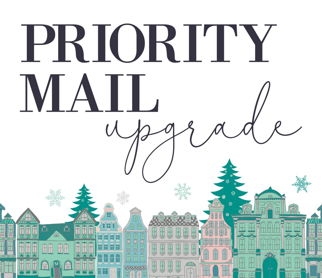 Upgrade to Priority Mail Shipping - Etsy