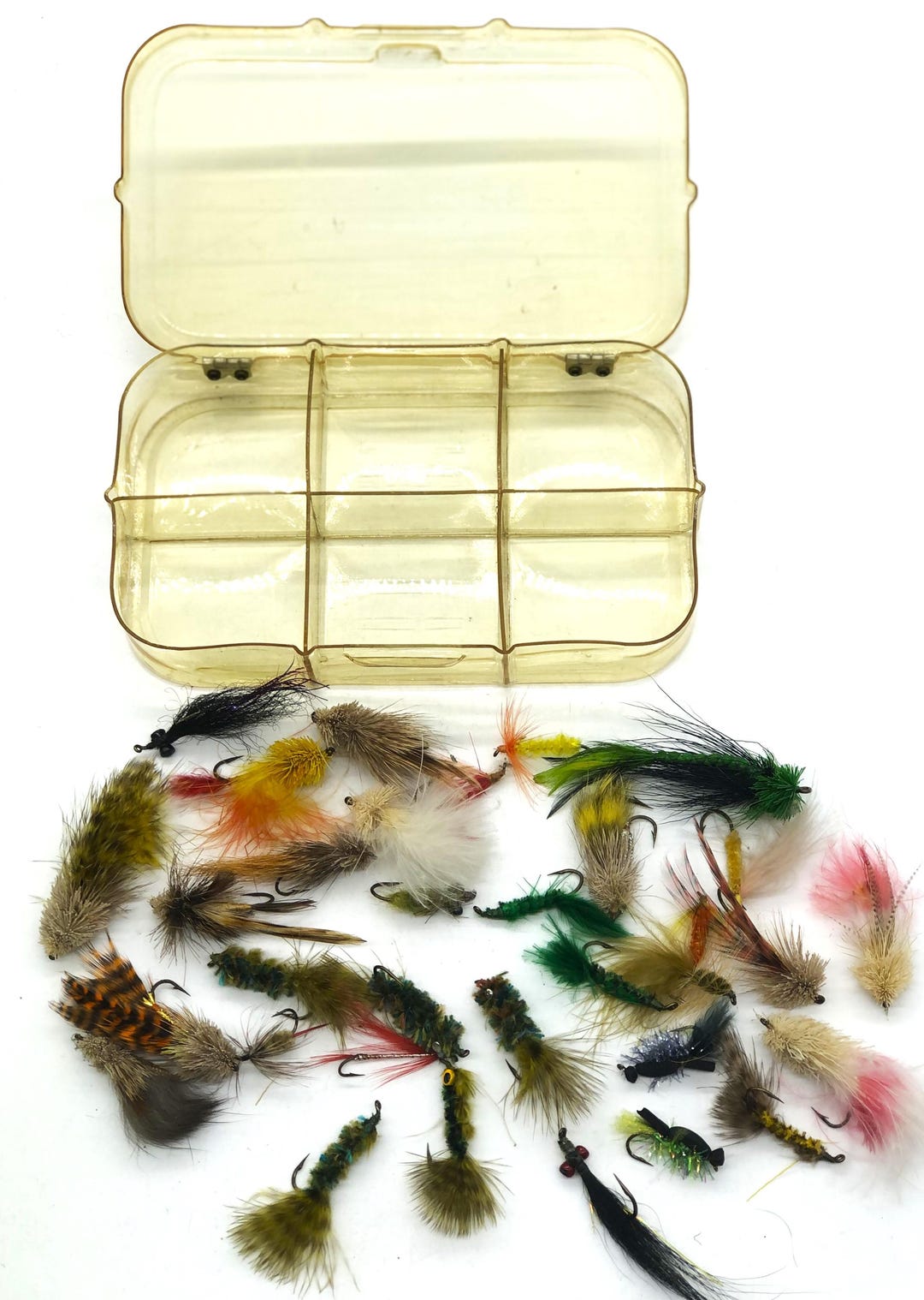 Vintage Box of 33 Bass Fishing Bugs - Etsy
