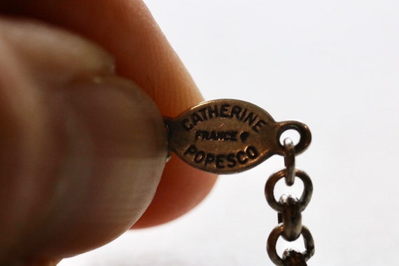 Rare Vintage Catherine Popesco statement floral penda… - Gem