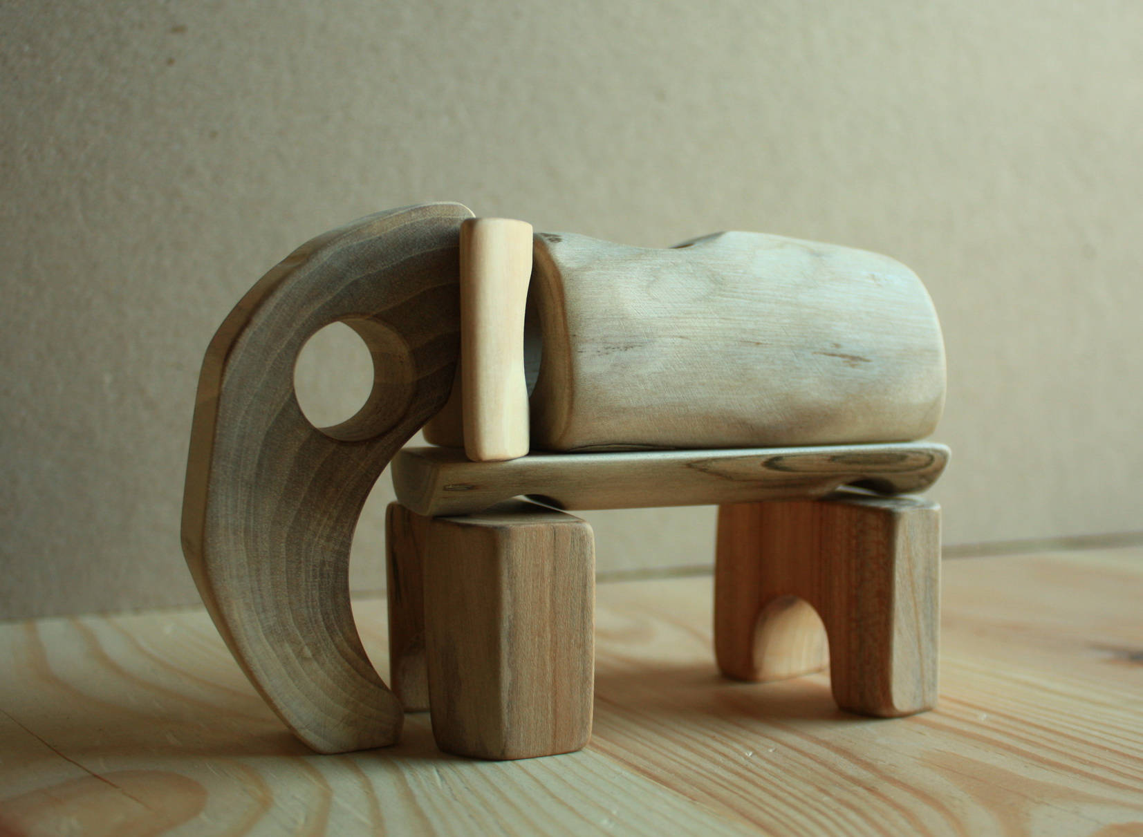 Wooden blocksForest building kit/wood construction set | Etsy