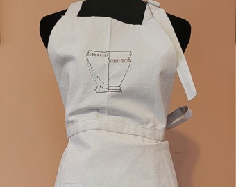 Pottery Apron Split Leg - Etsy