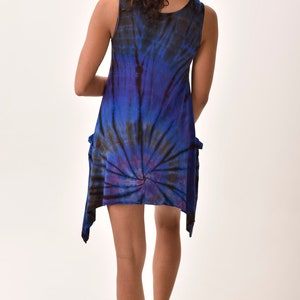 Tie Dye Pocket Sundress Reverse Tie Dye Tie Dye Dress Tie Dye - Etsy