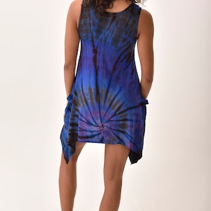 Tie Dye Pocket Sundress Reverse Tie Dye Tie Dye Dress Tie Dye - Etsy