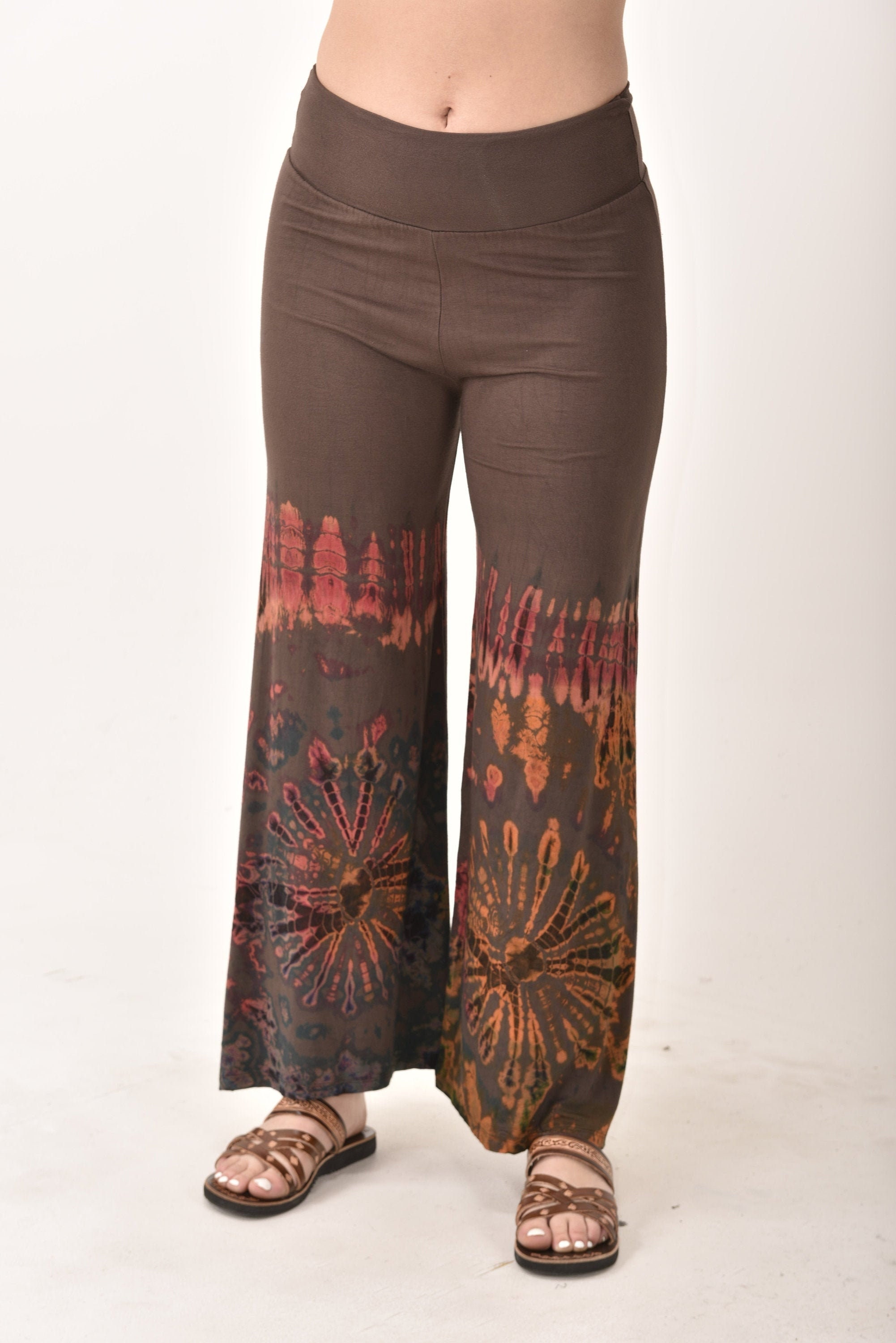 Tie Dye Wide Leg Pants Hippie Pants Tie Dye Pants Boho Chic | Etsy
