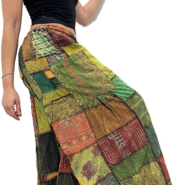 Patchwork Pants - Etsy