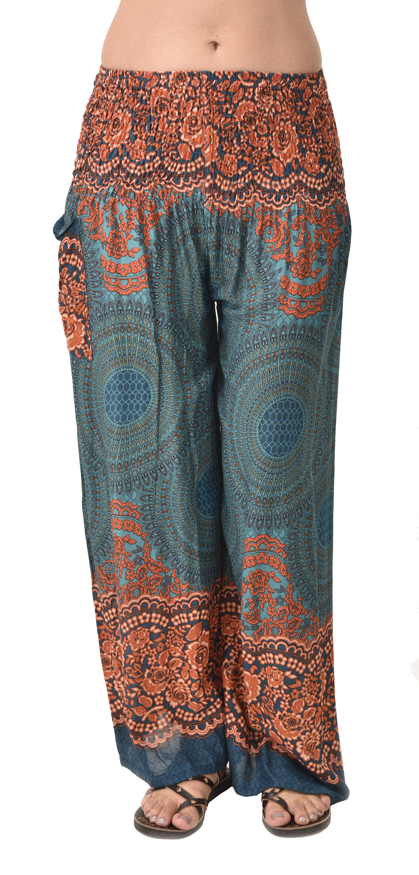 Pants Honeycomb Wide Leg Designer Fit Printed Thai Yoga Harem - Etsy