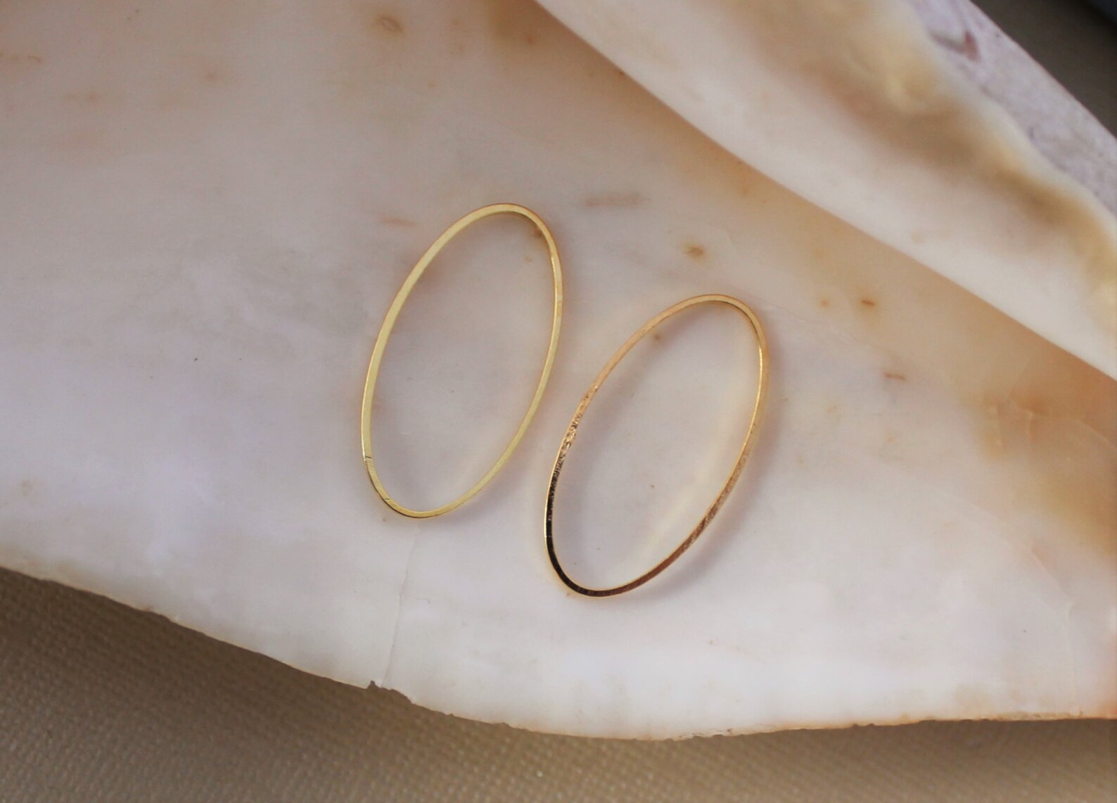 20/50/100 PCS Bright Gold Oval Linking Ring Connectors | Etsy