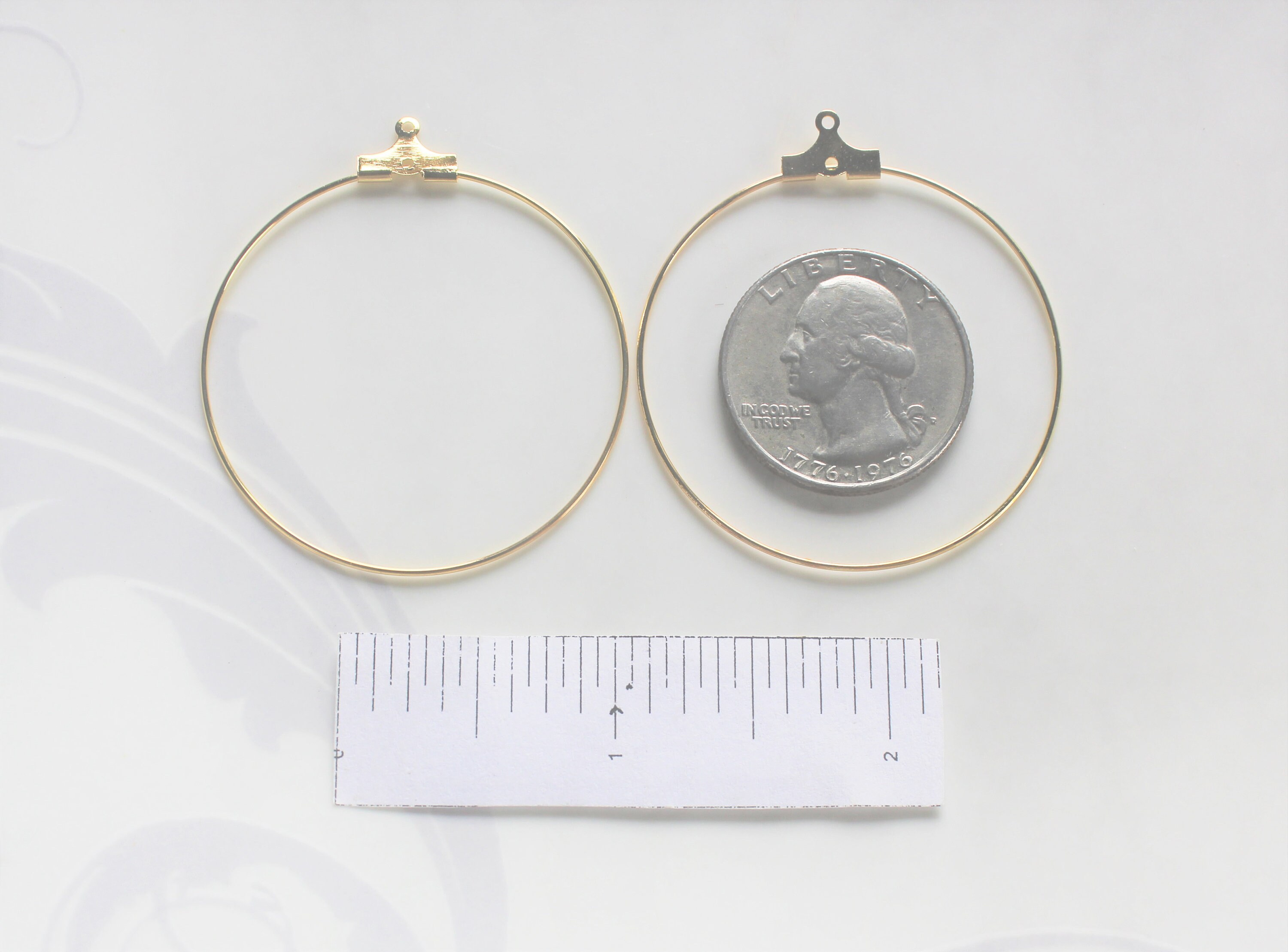 15/30/50 PCS Bright Gold Large Round Hoop Ring Connector Link - Etsy