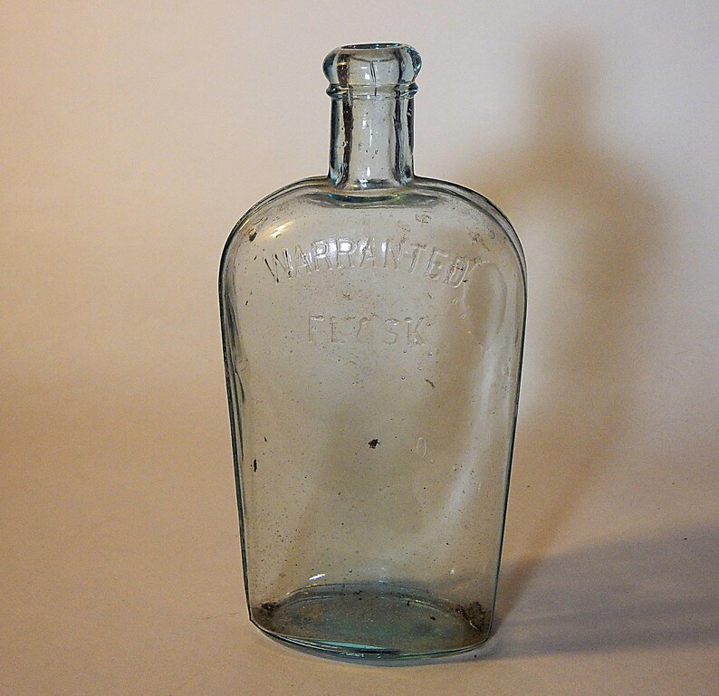 3 Vintage Booze Flasks - Etsy