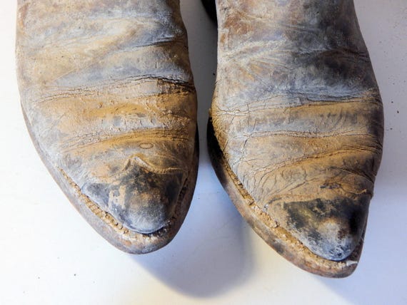 Western Collection Boots & leather covered hip flask … - Gem