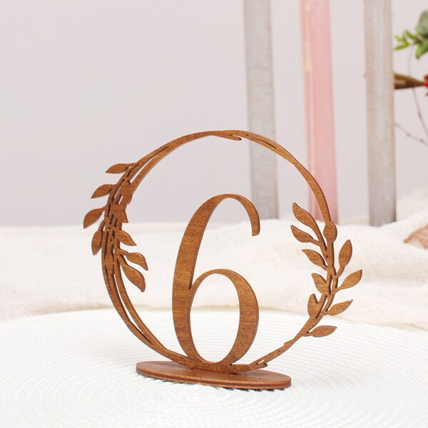 Circle Table Numbers - Etsy