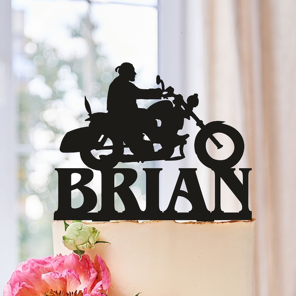 Motorcycle Cake - Etsy
