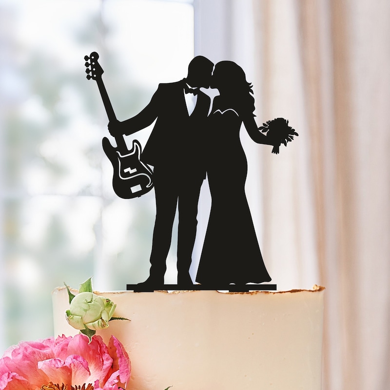 Guitar Cake Topper - Etsy