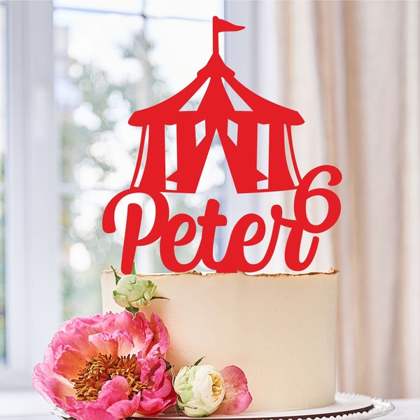Circus Cake Toppers - Etsy