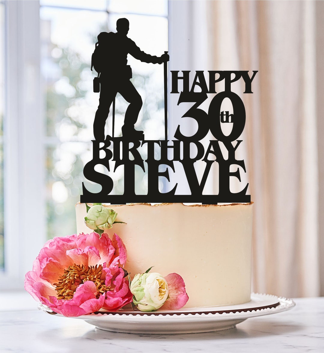Climber Cake Topper, Birthday Cake Topper, Mens Cake Topper ...