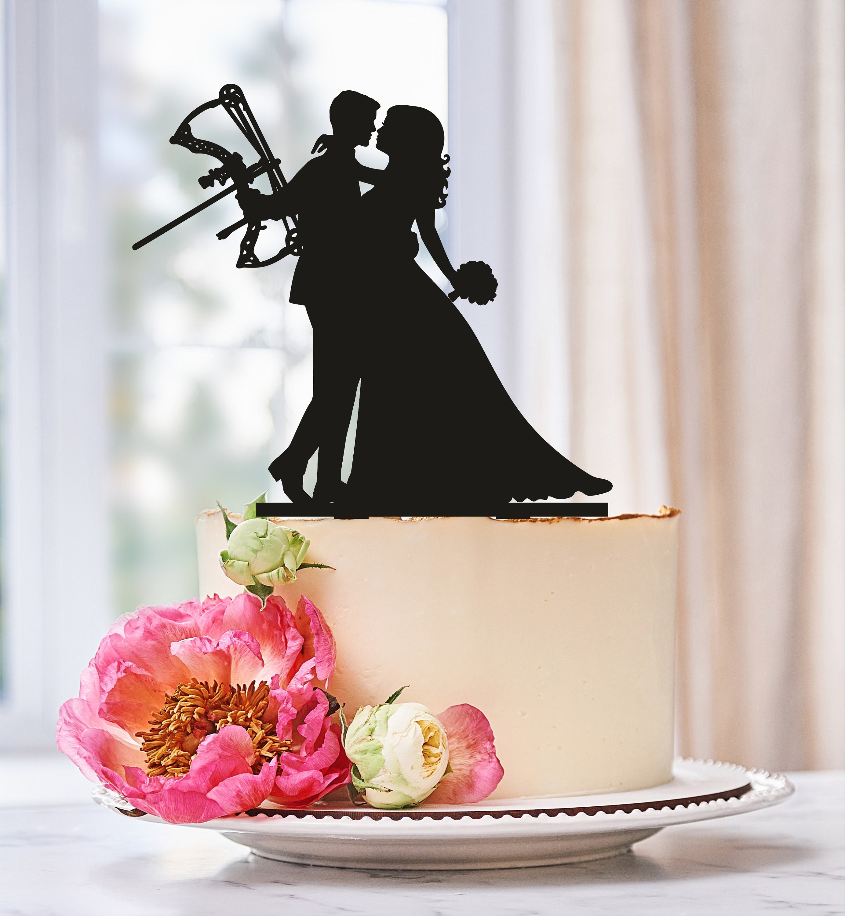 Bow Hunting Cake Topper Archery Wedding Cake Topper Custom - Etsy
