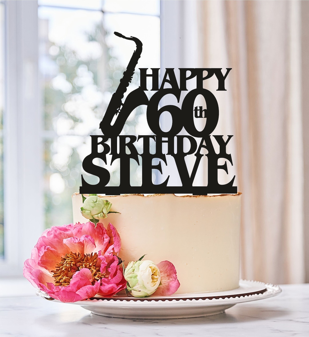 Saxophone Cake Topper,saxophonist Cake Topper,treble Clef,musician,band ...