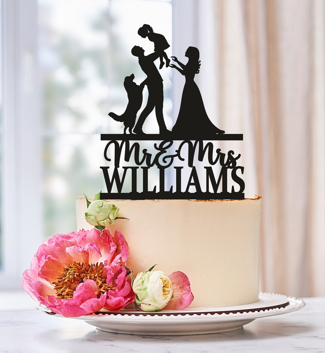 Сustom Family Wedding Cake Topper, Family Wedding Cake Topper, Cake ...