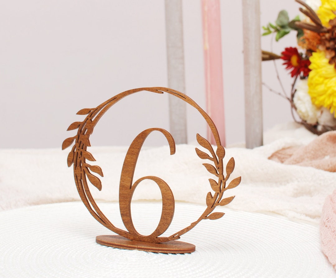 Wedding Table Numbers,table Numbers,table Decor,rustic Table Number ...